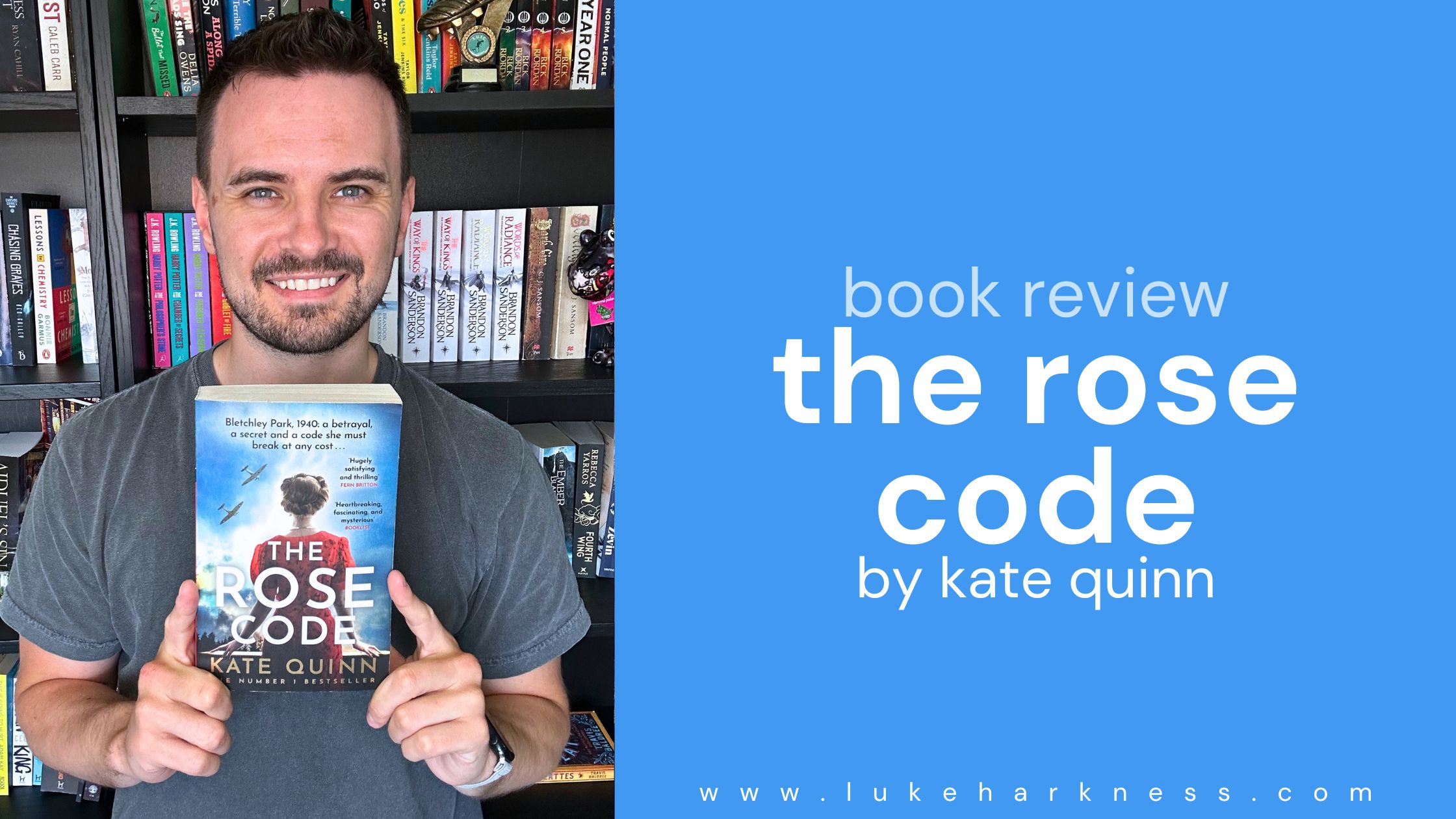 The Rose Code by Kate Quinn book review - Luke’s Blog
